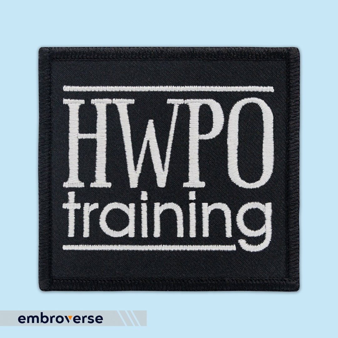 Hard Work Pays off Embroidered Patch - HWPO Training, Motivational Gym ...
