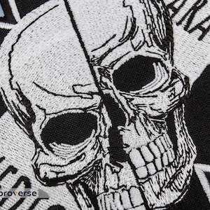 Paramedic Skull Patch - Embroidered EMT Medical Emblem - Iron on ...