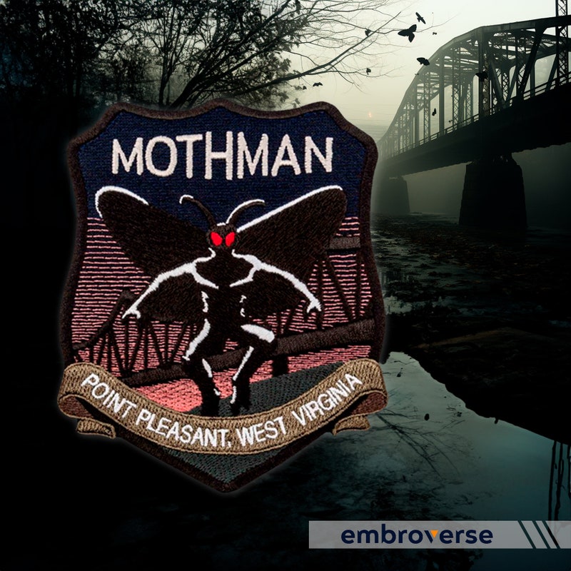 Mothman Patch - Etsy