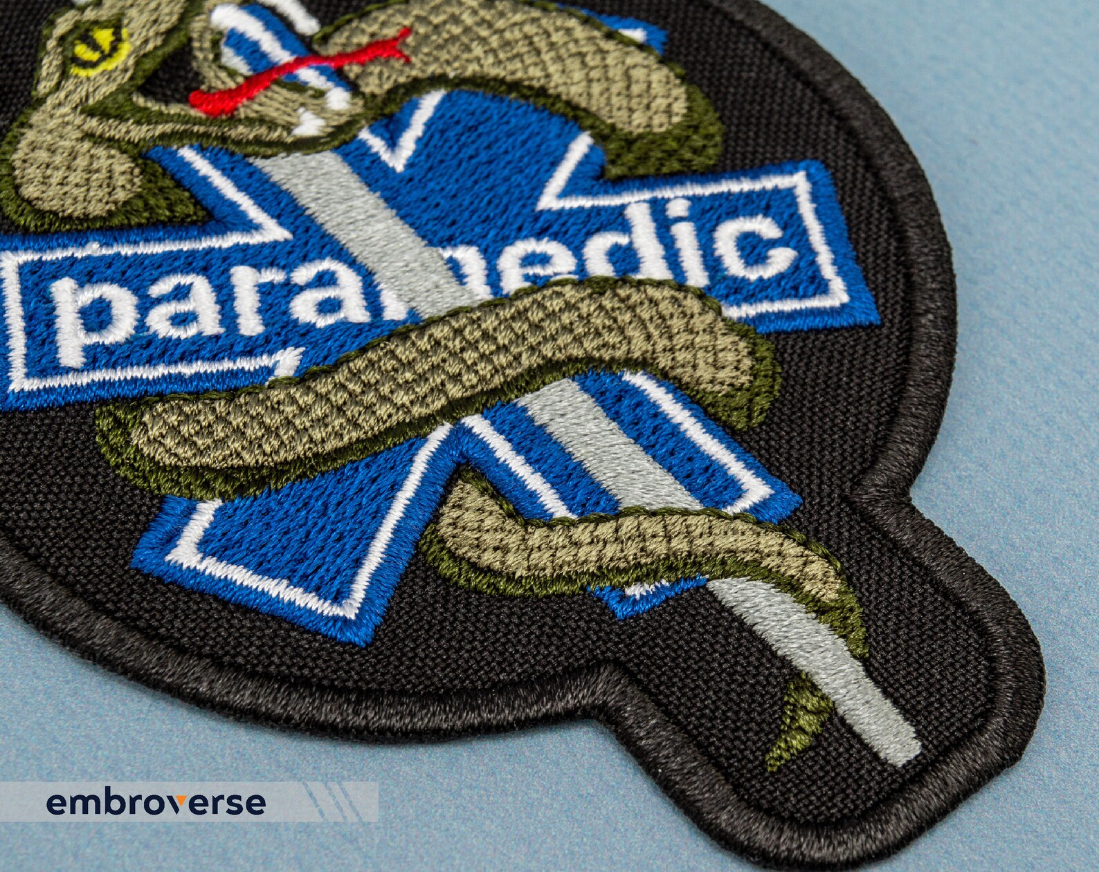 Paramedic Caduceus Patch EMT Emblem Emergency Medical - Etsy UK