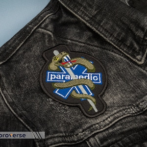 Paramedic Caduceus Patch - EMT Emblem - Emergency Medical Services ...