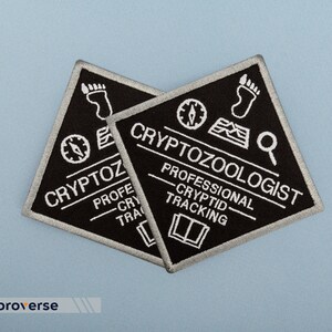 Cryptozoologist Patch - Embroidered Professional Cryptid Tracking ...