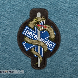Paramedic Caduceus Patch - EMT Emblem - Emergency Medical Services ...