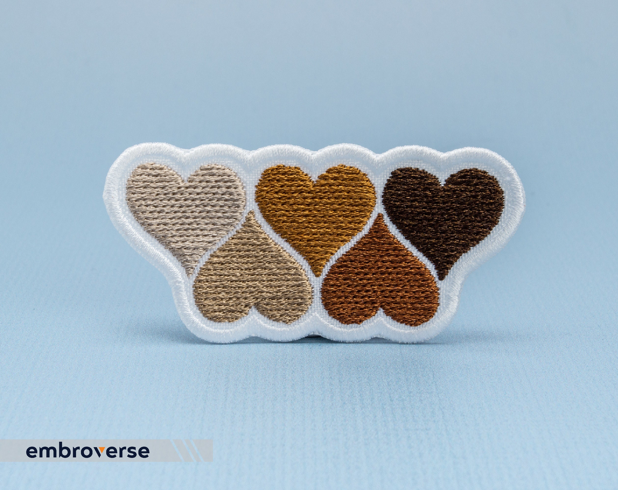 BLM Hearts Patch Black Lives Matter Embroidered Stand | Etsy