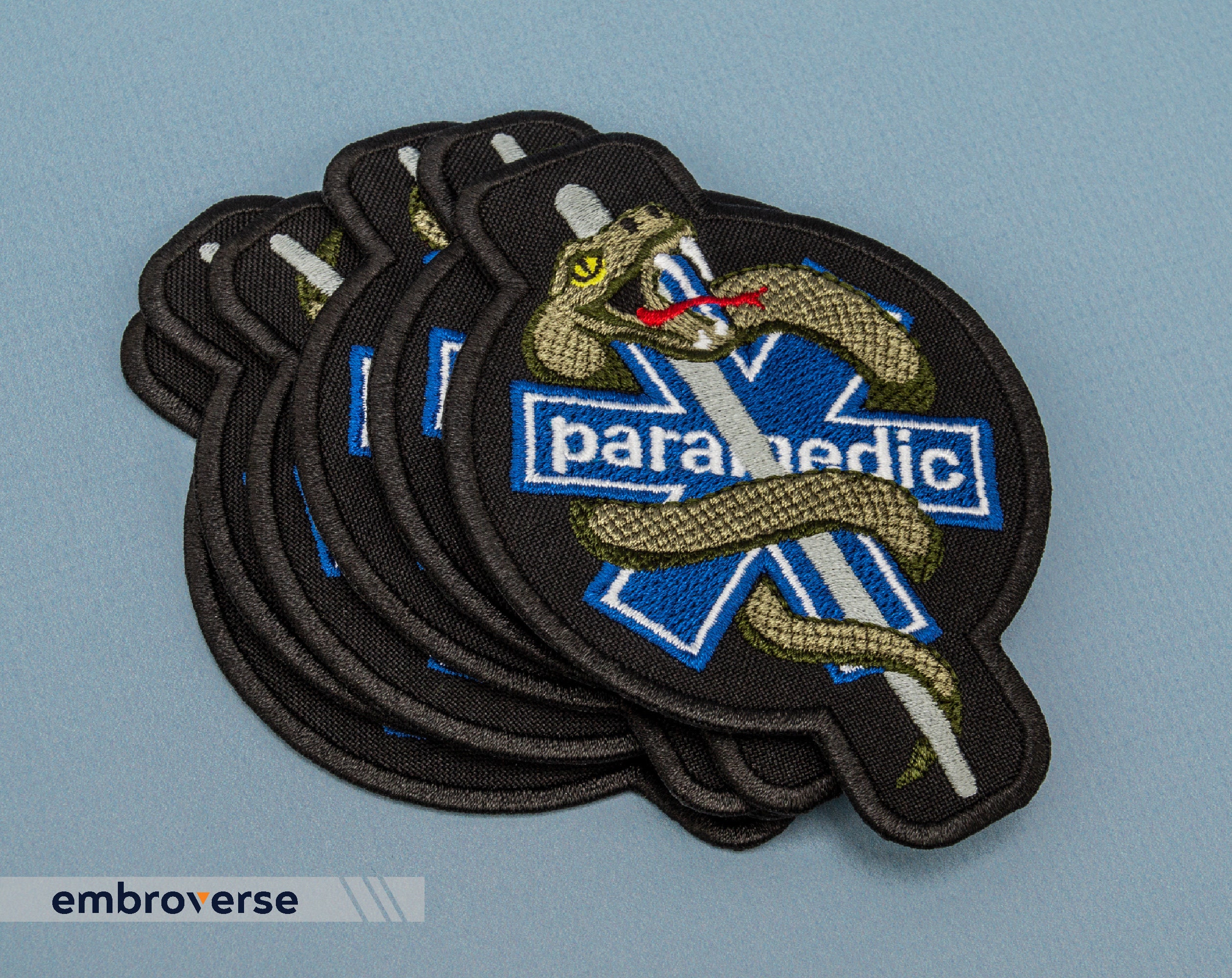 Paramedic Caduceus Patch EMT Emblem Emergency Medical | Etsy