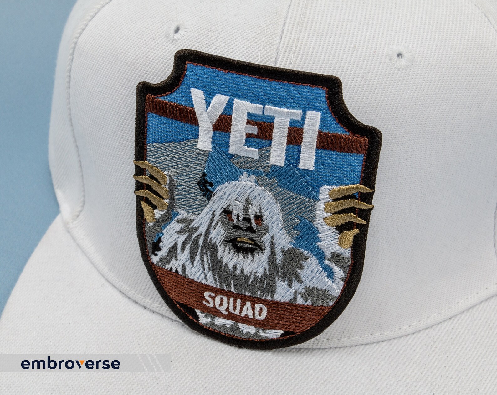 Yeti Squad Patch - Bigfoot Face Sasquatch Cryptozoology Paranormal ...
