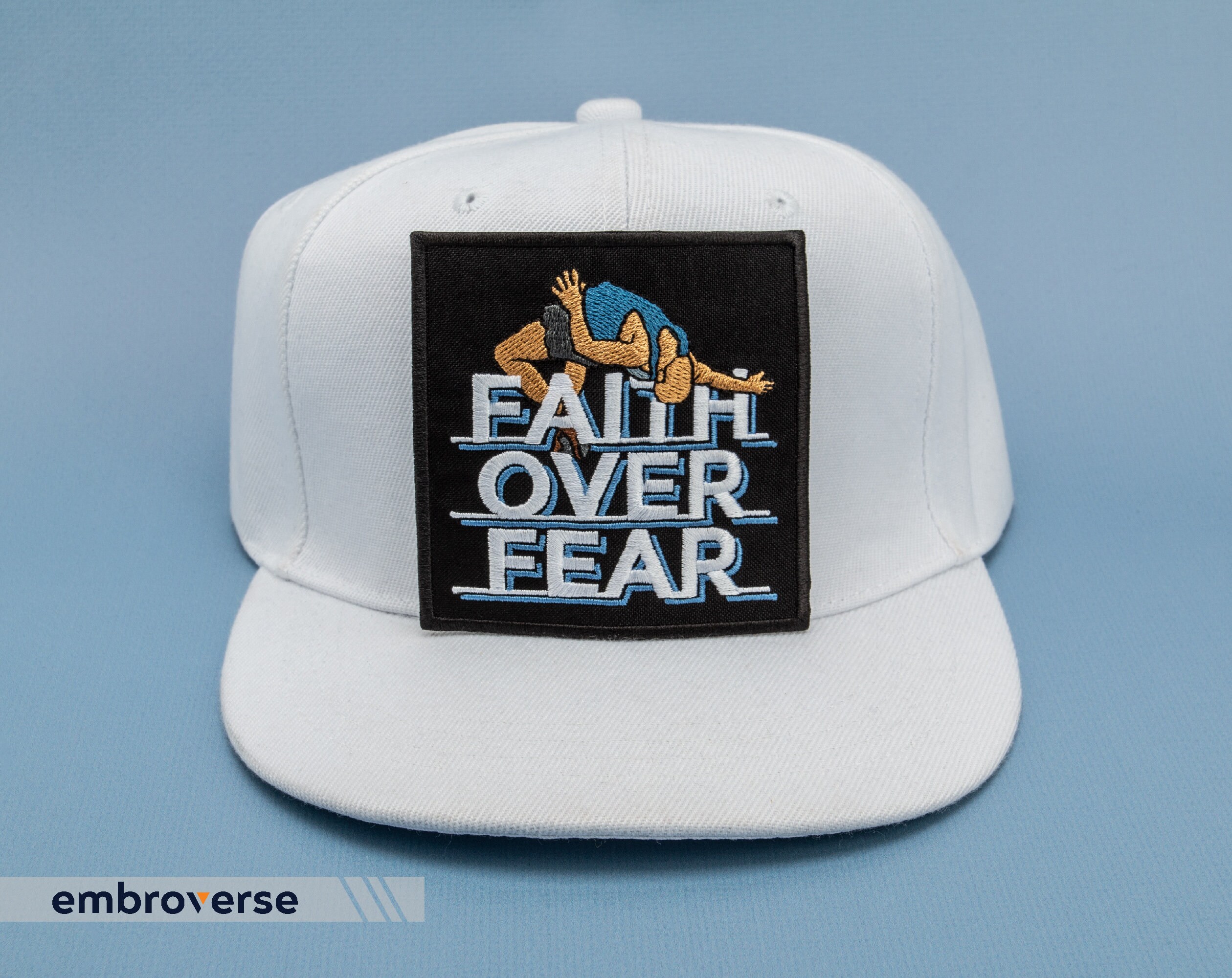 Faith over Fear Patch Embroidered Christian Inspirational | Etsy