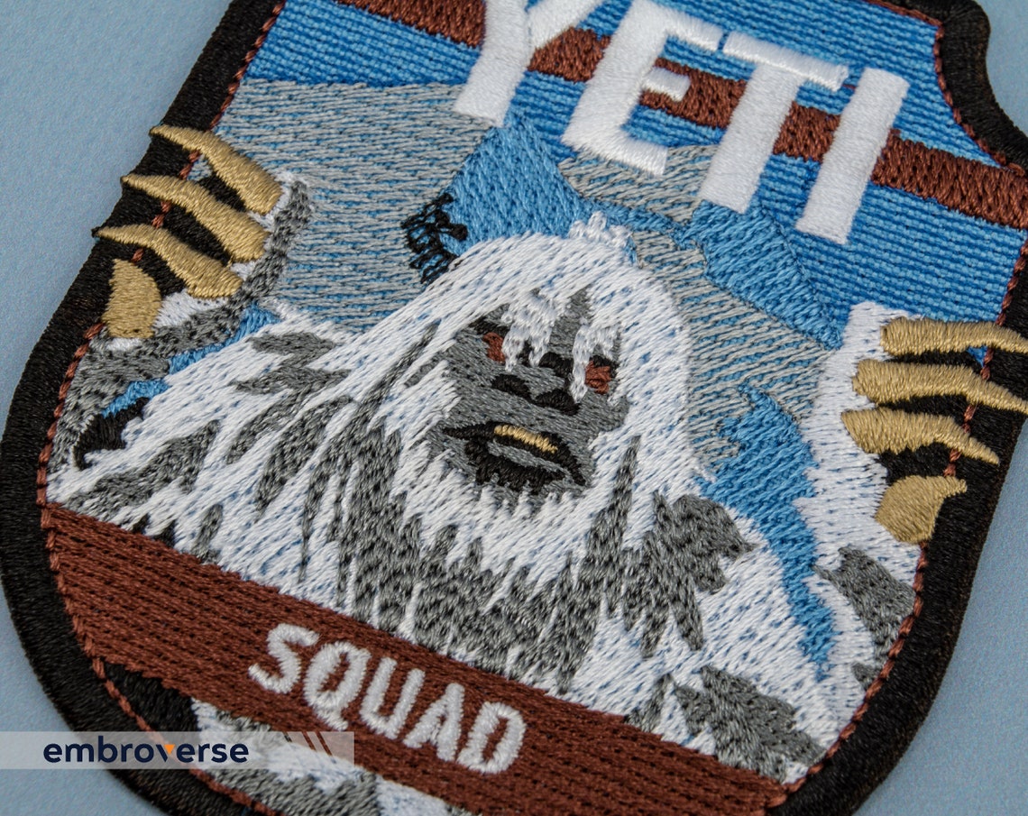 Yeti Squad Patch Bigfoot Face Sasquatch Cryptozoology | Etsy