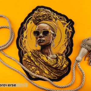 Black Woman Excellence Back Patch - Black Girl Magic, Power & Beauty ...