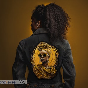 Black Woman Excellence 7-piece Embroidered Patches Set - Black Girl ...