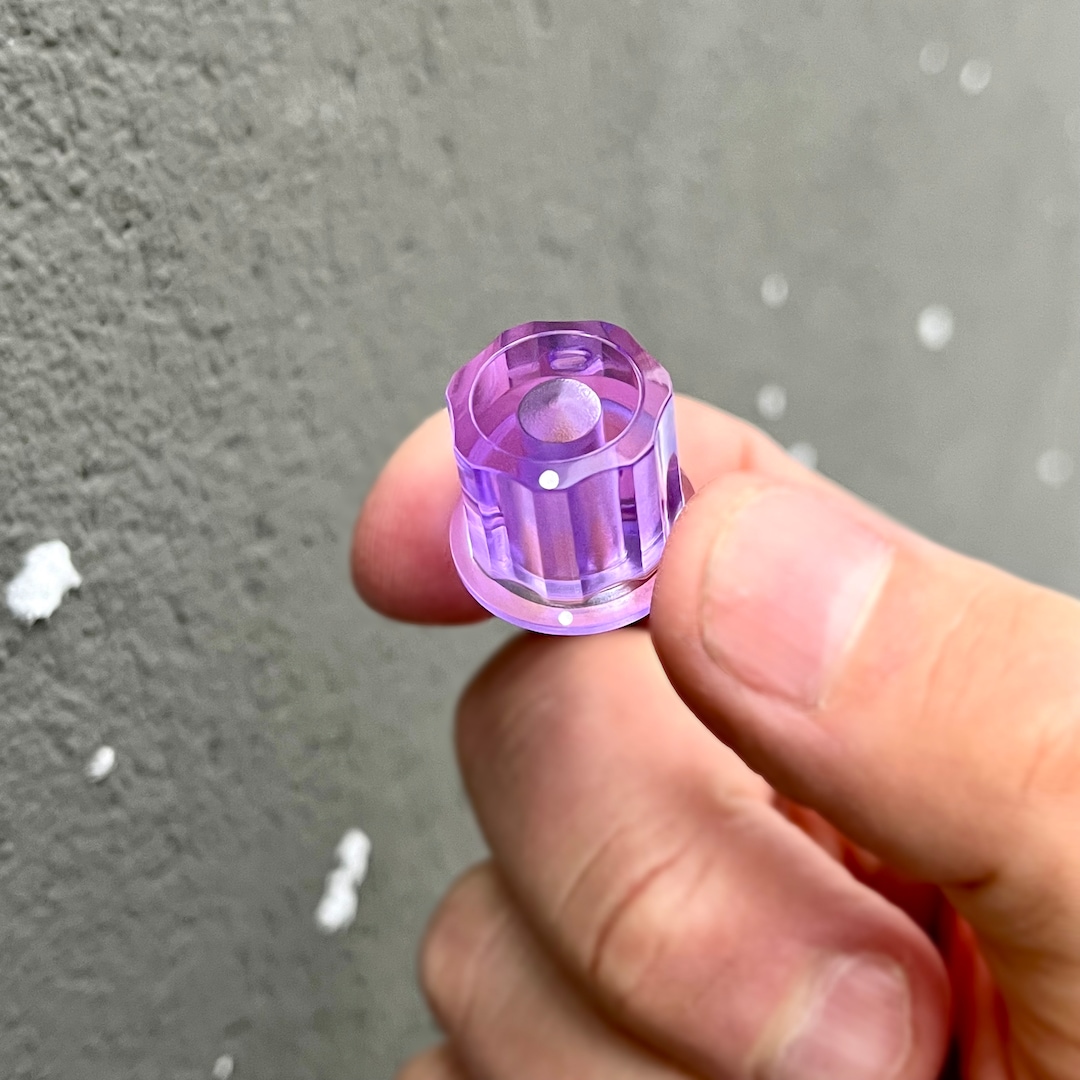 Moog Clone Knob Transparent Purple Color With Color Dot or ENCODER - Etsy