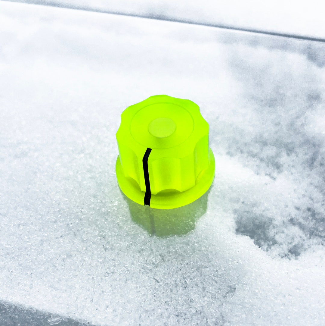 Bright Yellow/lime Green Fluorescent Neon Rotary Knob - Etsy