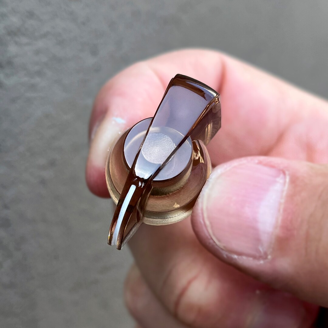 Chicken Head Pointer Knob - Transparent Brown - Etsy