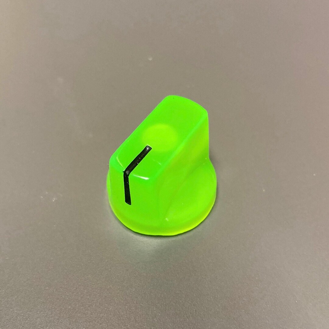 Bright Green Fluorescent Neon Knob - Guitar Pedal Etc - Davies 1510 ...