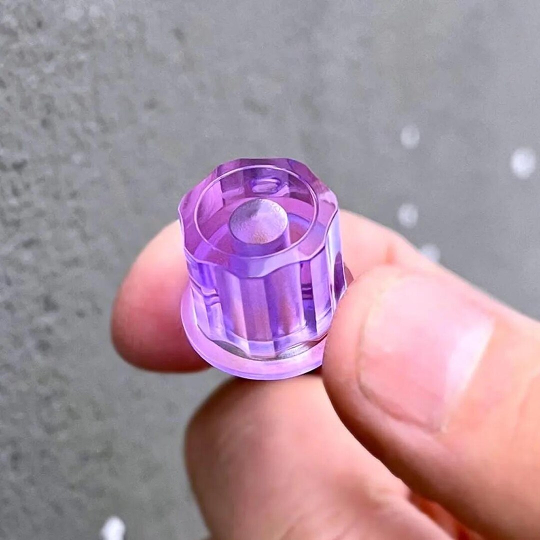 Moog Clone Knob Transparent Purple Color - Rotary Encoder - Etsy