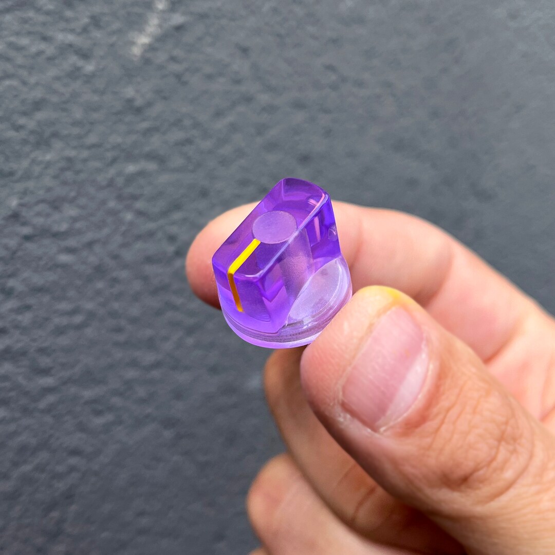 Transparent Purple Knob Guitar Pedal Etc Davies 1510 Clone - Etsy Canada