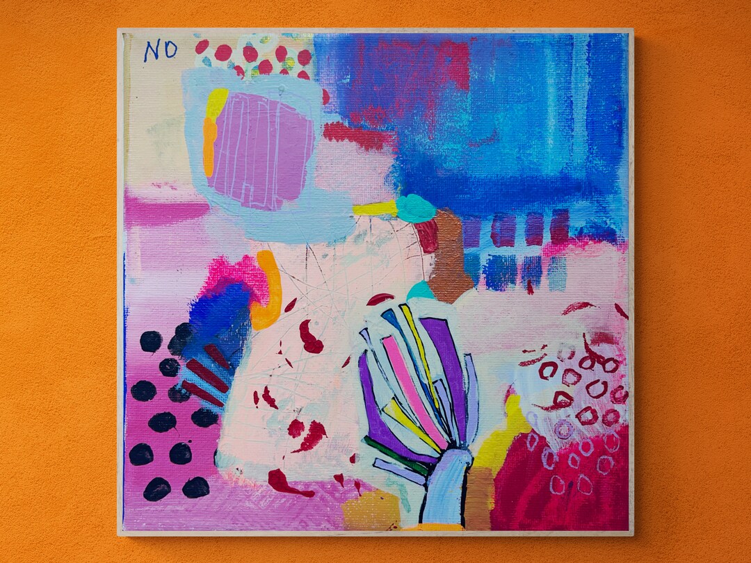 Mixed Media Abstract, Intuitive Art,colorful Abstract Painting ,modern ...