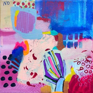 Mixed Media Abstract, Intuitive Art,colorful Abstract Painting ,modern ...