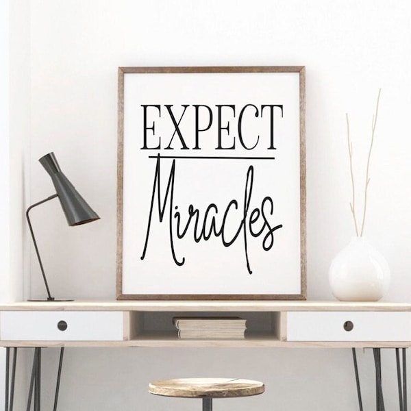 Expect Miracles - Etsy