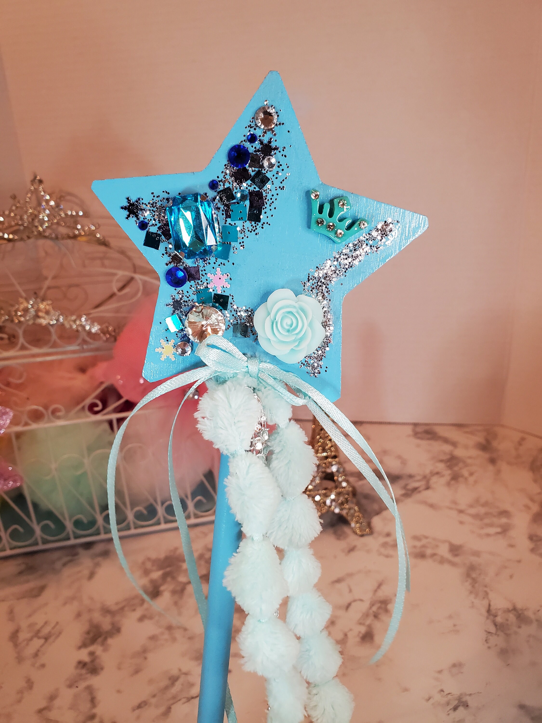 Elsa Inspired Fairy Wand - Etsy