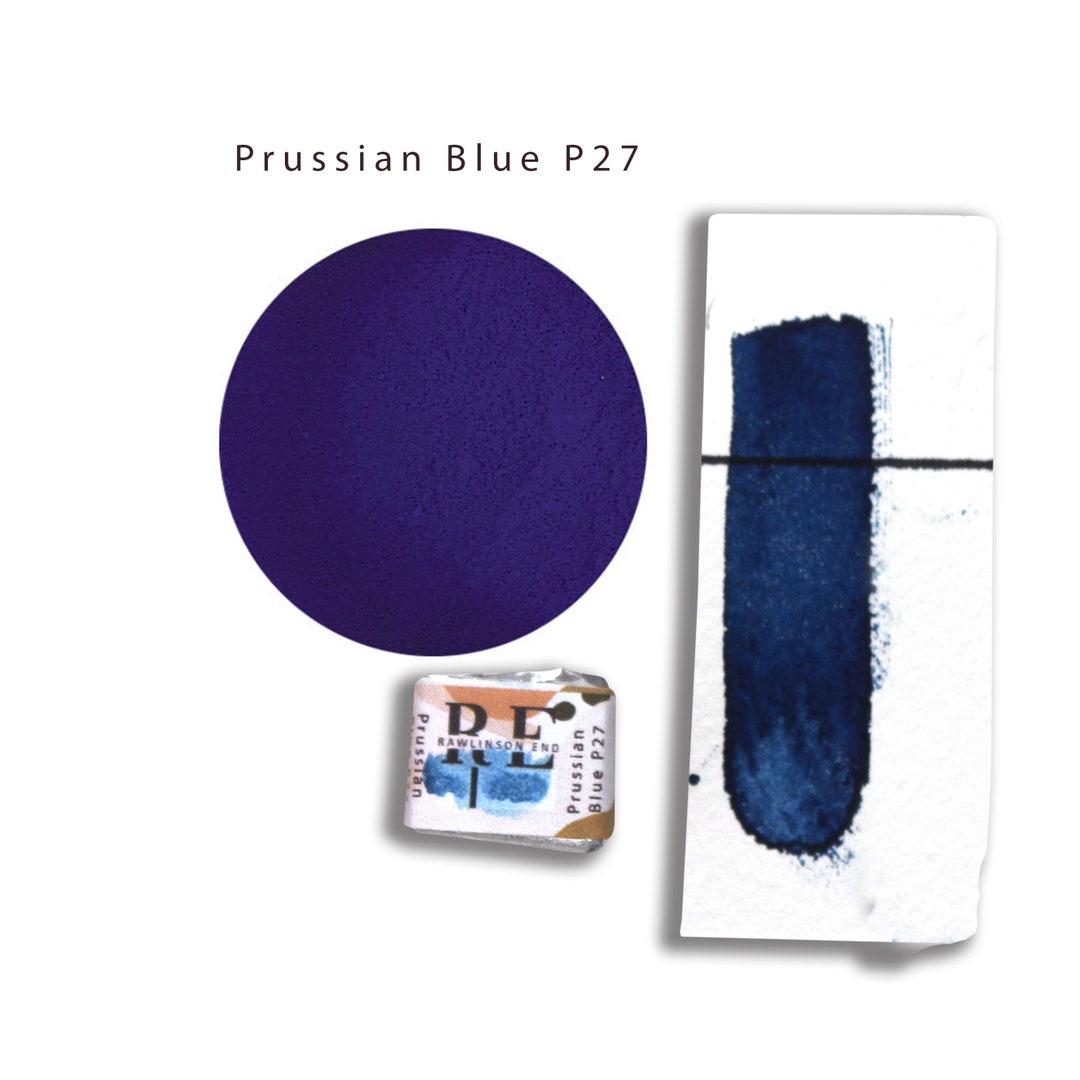 Prussian Blue. Professional Quality Fine Watercolor Paint - Etsy
