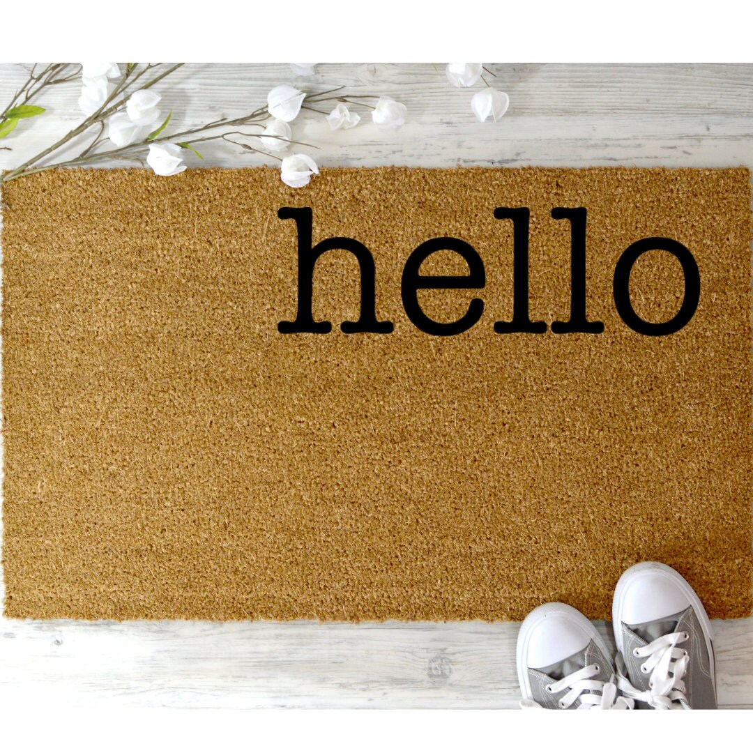 Hello SVG Doormat SVG Door Mat Svg Welcome Mat Svg Hello - Etsy