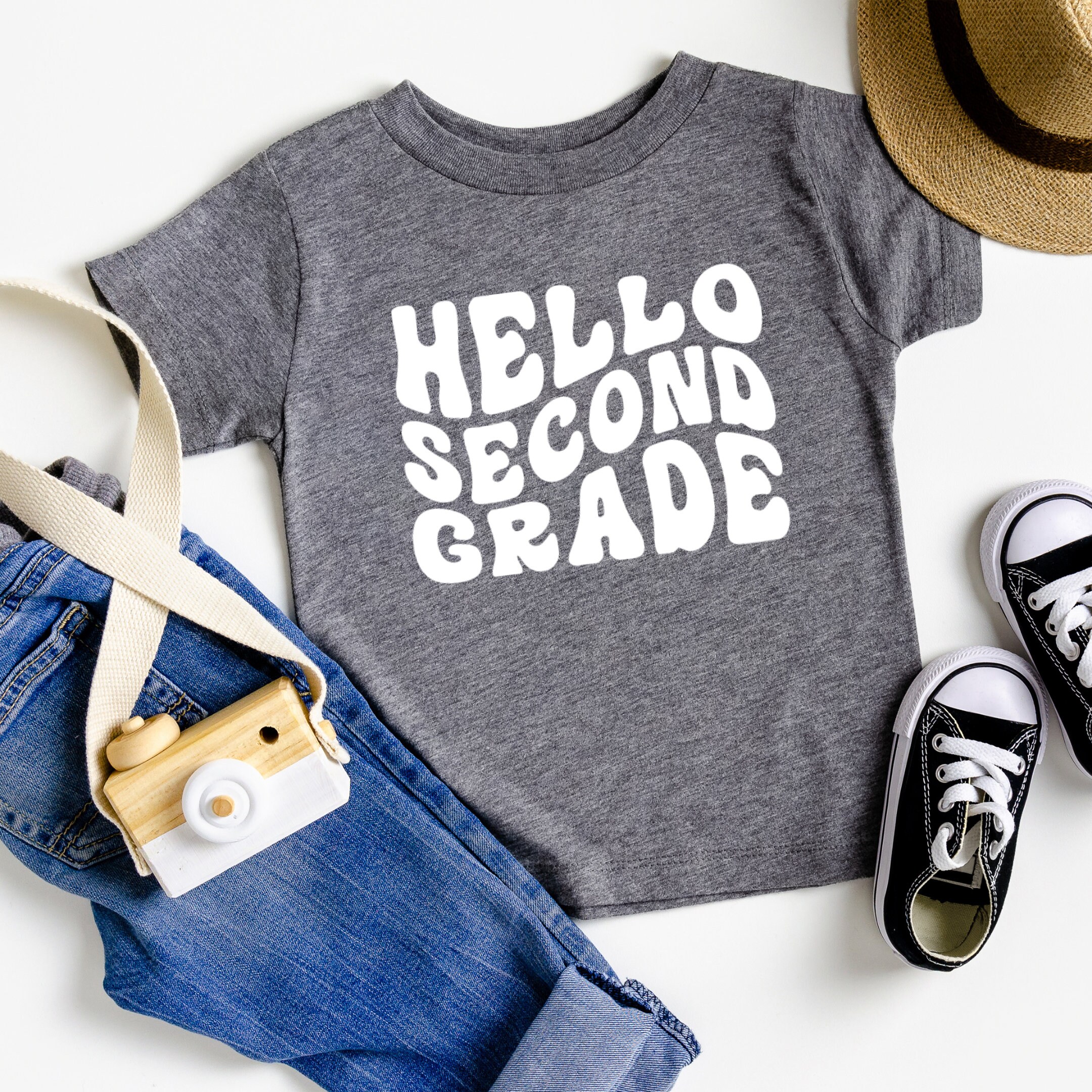 Hello Second Grade SVG 2nd Grade Shirt Svg 2nd Grade Teacher - Etsy