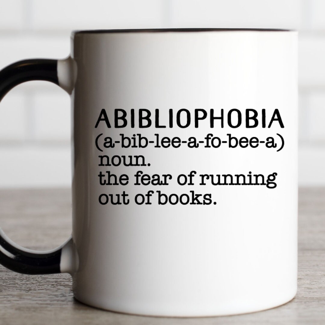 Abibliophobia the Fear of Running Out of Books SVG Cut File Cricut SVG ...
