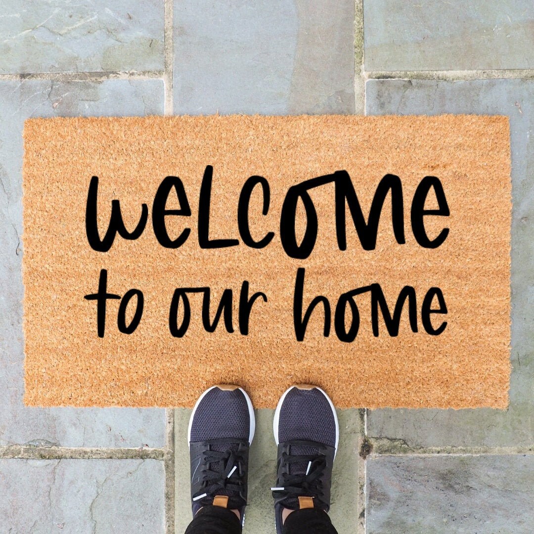Welcome to Our Home SVG Doormat SVG Door Mat Svg Welcome Mat Svg Hello ...