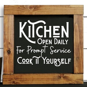 Kitchen Open Daily SVG Cut File Svg Cut Files Kitchen Decor Cricut Svg ...