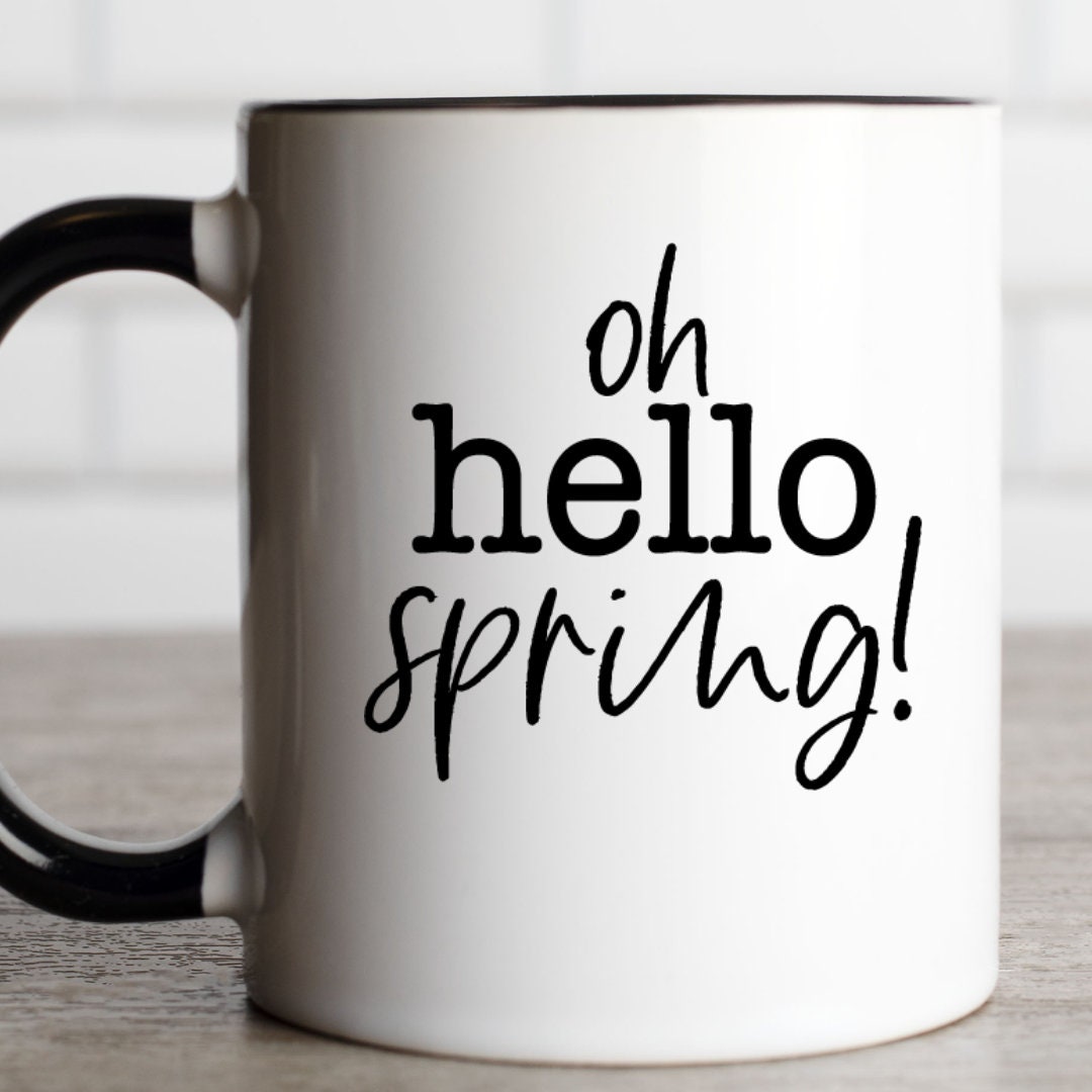 Oh hello spring SVG cut file Svg cut files Svg Kitchen decor | Etsy