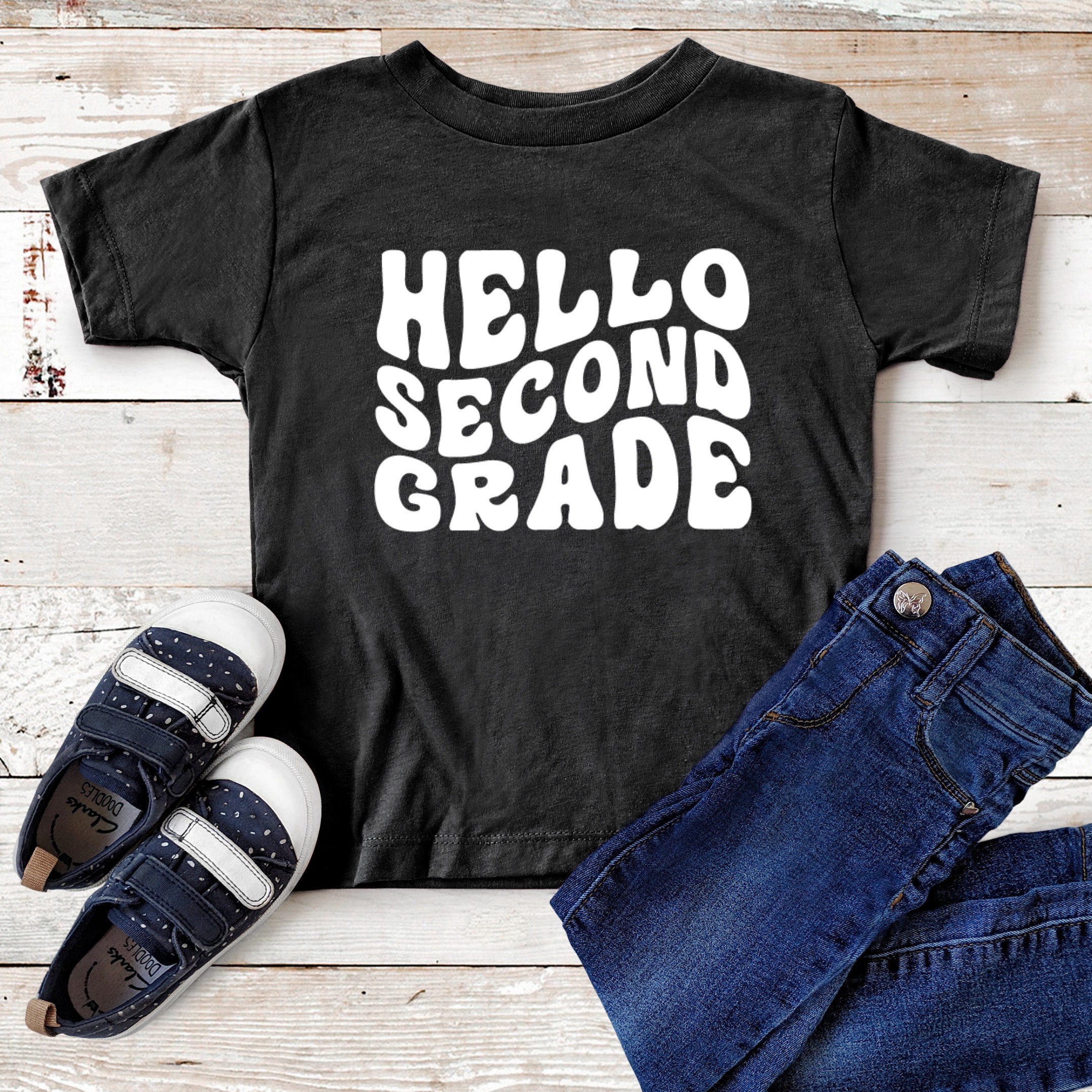 Hello Second Grade SVG 2nd Grade Shirt Svg 2nd Grade Teacher - Etsy