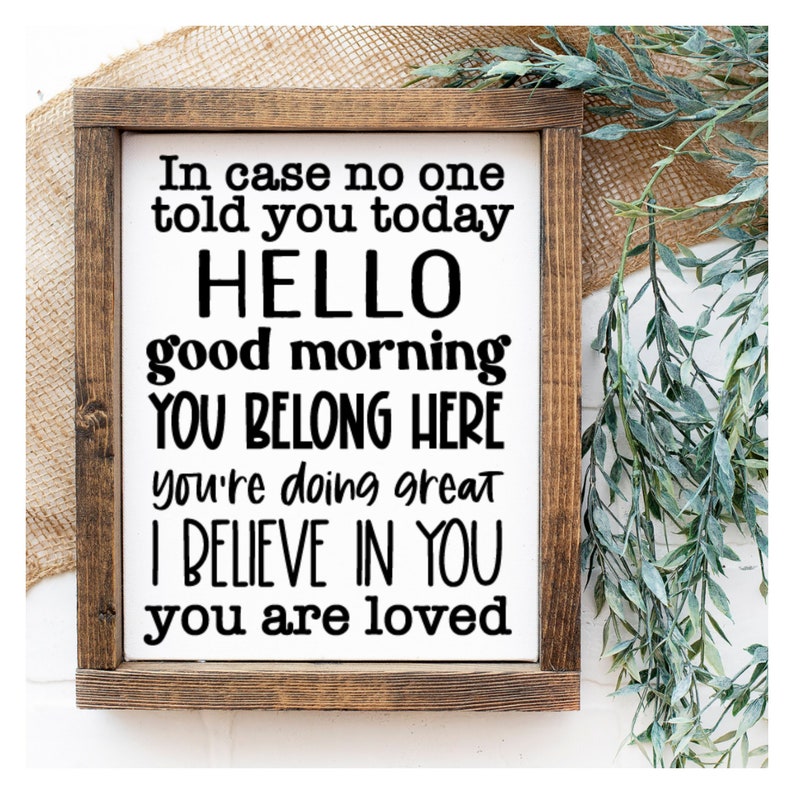 In Case No One Told You Today Svg Classroom SVG Classroom Sign - Etsy