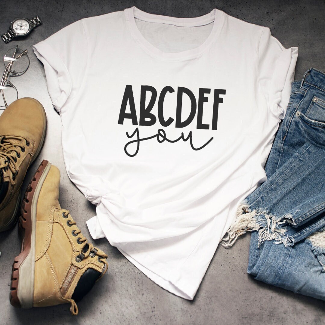 Abcdef You SVG Cut File Svg Cut Files Svg Kitchen SVG Sign Svg Files ...