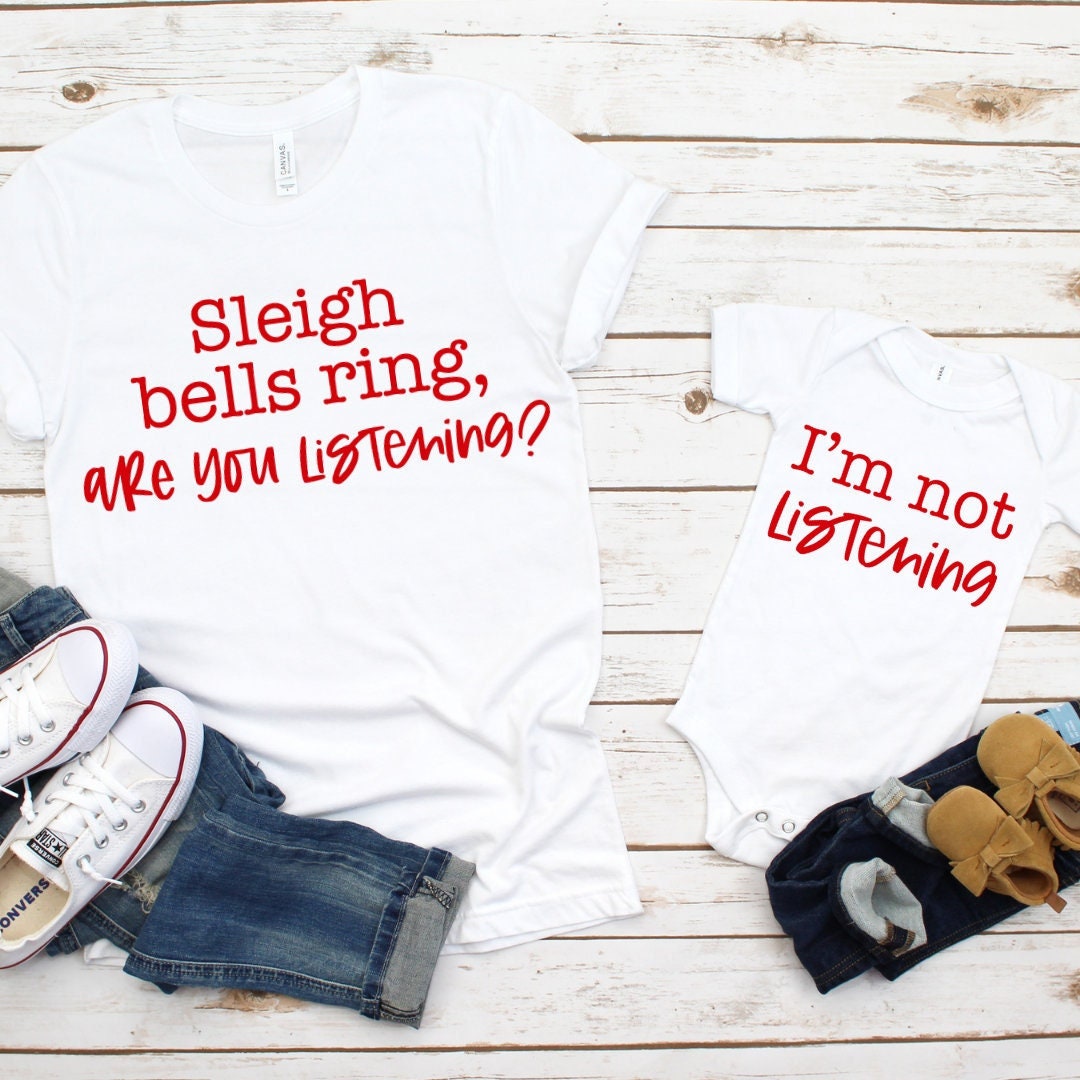 Sleigh Bells Ring Are You Listening Svg Cricut Cut File Svg Etsy