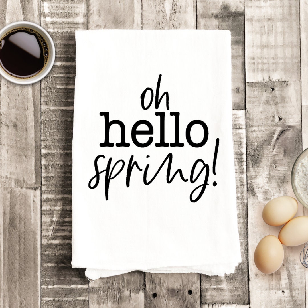 Oh hello spring SVG cut file Svg cut files Svg Kitchen decor | Etsy