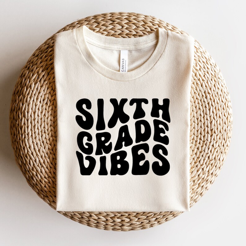 Sixth Grade Vibes SVG 6th Grade Shirt Svg 6th Grade Teacher - Etsy