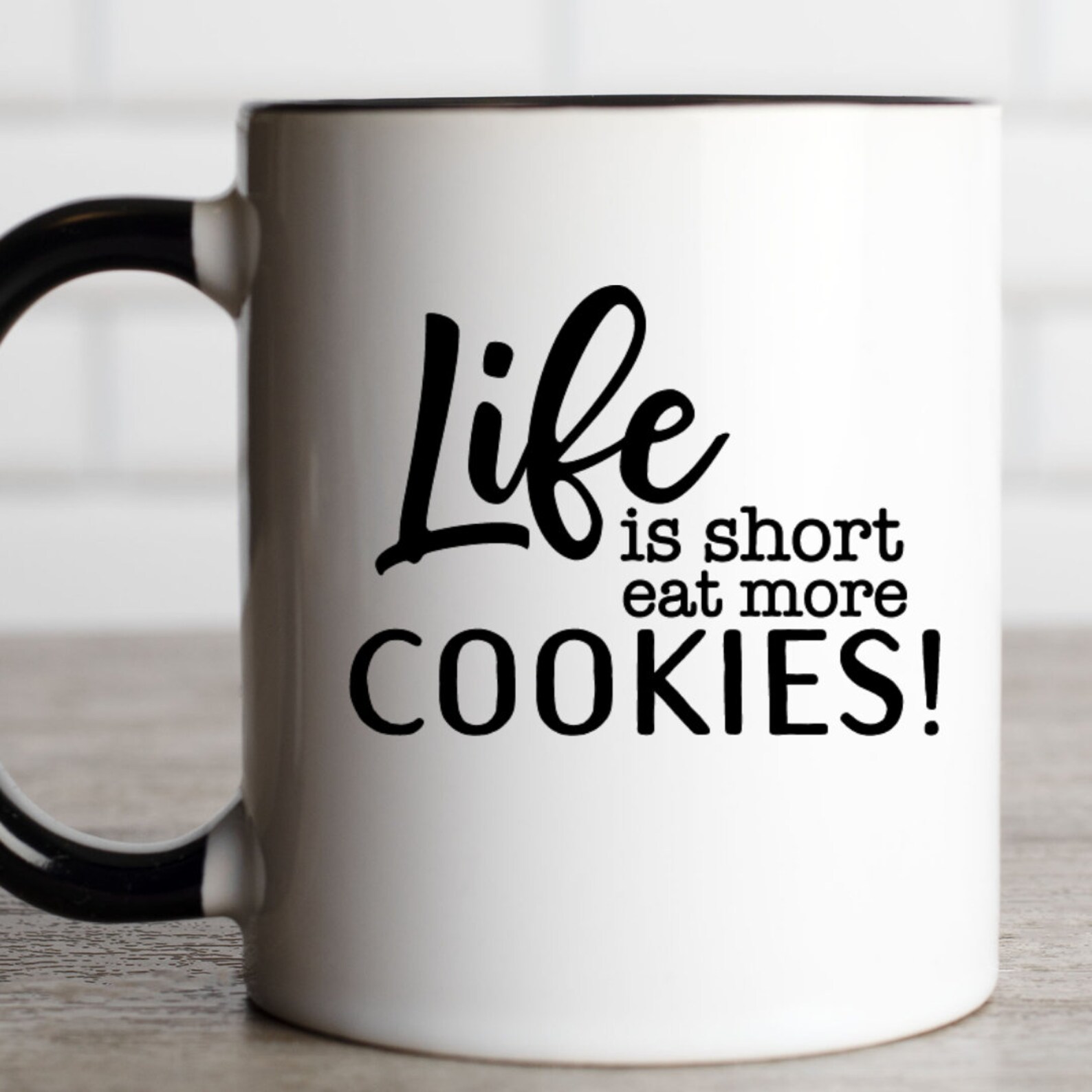 Life is Short Eat More Cookies SVG Cut Files Svg Kitchen Towel - Etsy
