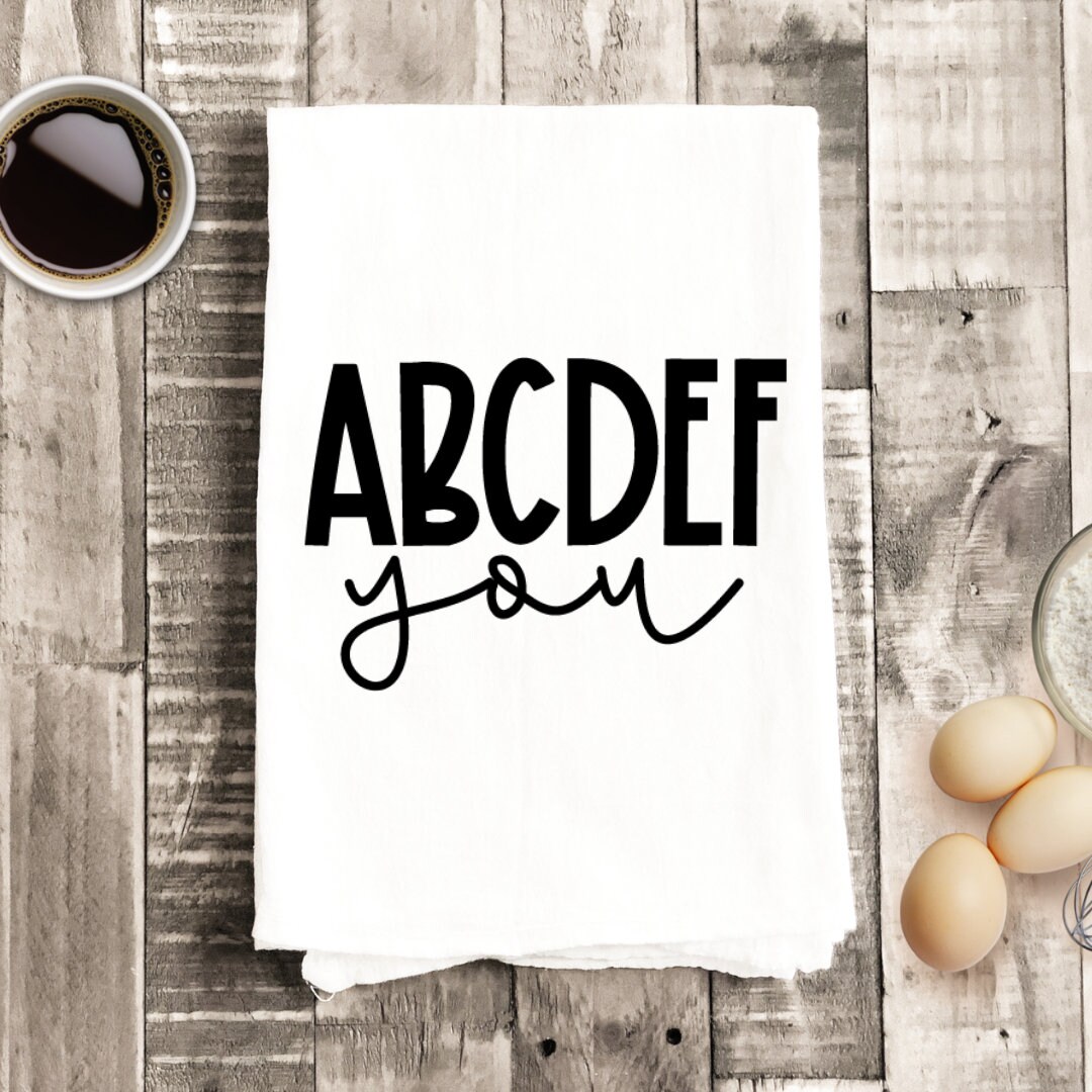 Abcdef You SVG Cut File Svg Cut Files Svg Kitchen SVG Sign Svg - Etsy