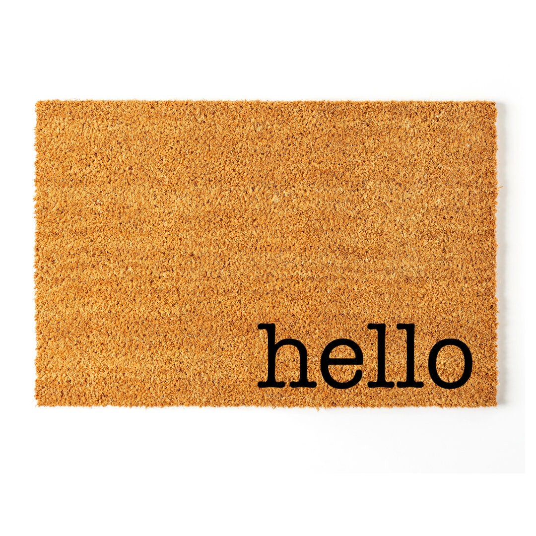 Hello SVG Doormat SVG Door Mat Svg Welcome Mat Svg Hello | Etsy