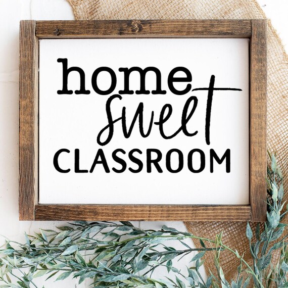 Digital Download SVG Files Teacher svg classroom sign svg School SVG ...