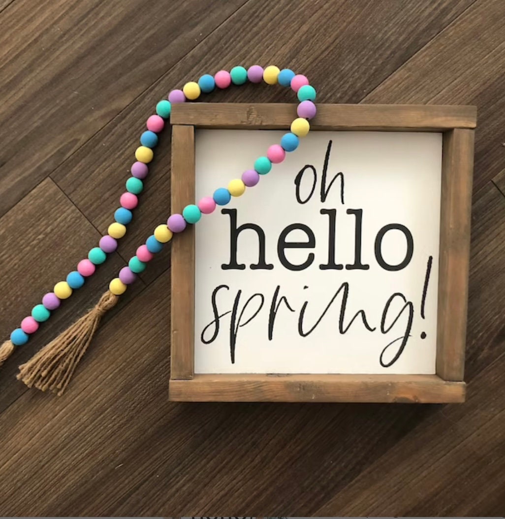 Oh Hello Spring SVG Cut File Svg Cut Files Svg Kitchen Decor - Etsy
