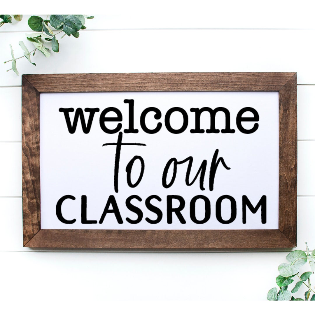 Welcome to Our Classroom SVG Cut File Svg Cut Files Cricut SVG | Etsy