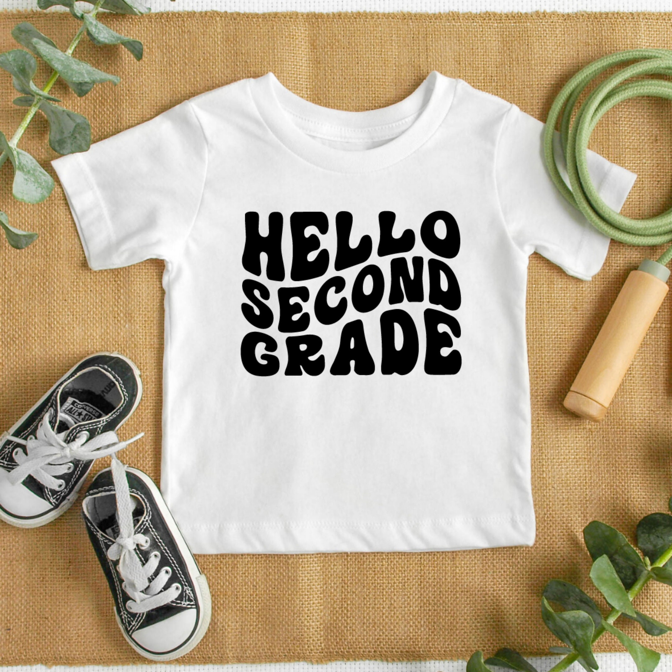 Hello Second Grade SVG 2nd Grade Shirt Svg 2nd Grade Teacher - Etsy