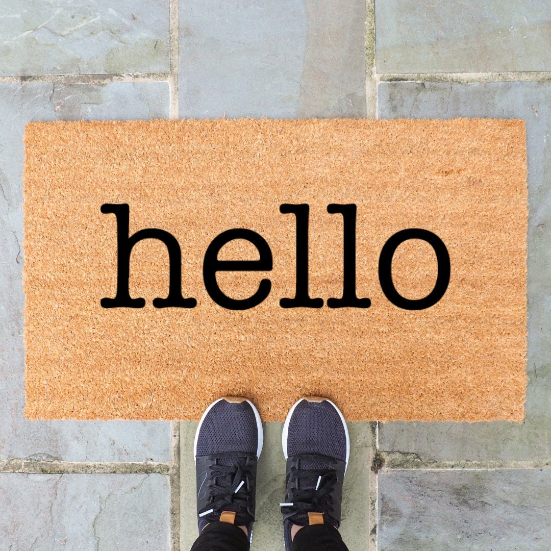 Hello SVG Doormat SVG Door Mat Svg Welcome Mat Svg Hello Doormat Svg ...