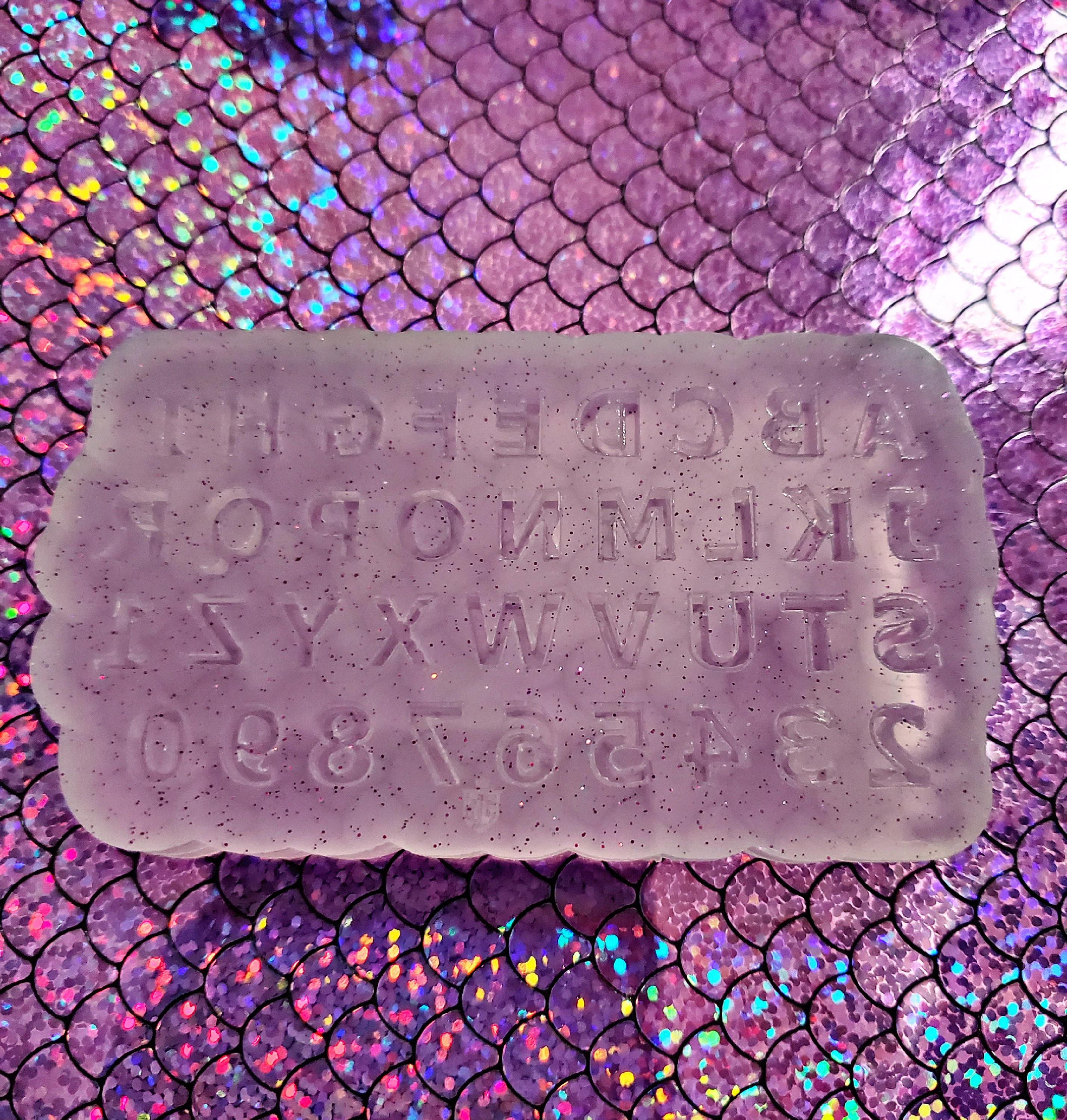 Molde del alfabeto Letras gruesas de 1/8 ideal para letras - Etsy España