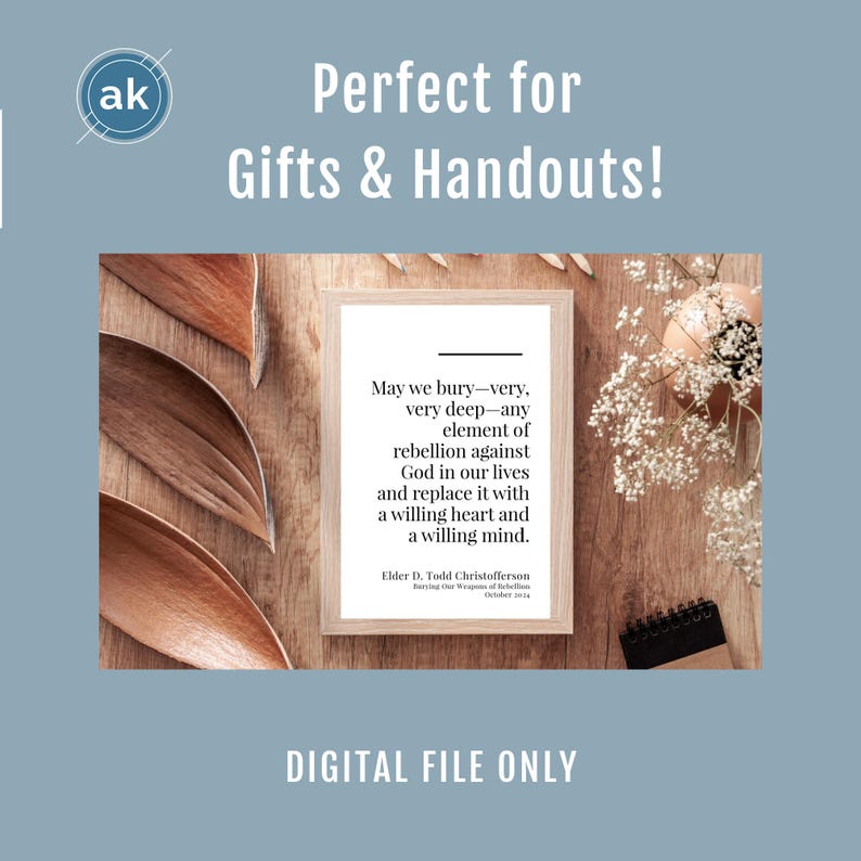 October 2024 Conference Quotes: Ministering Handout (digital Download ...