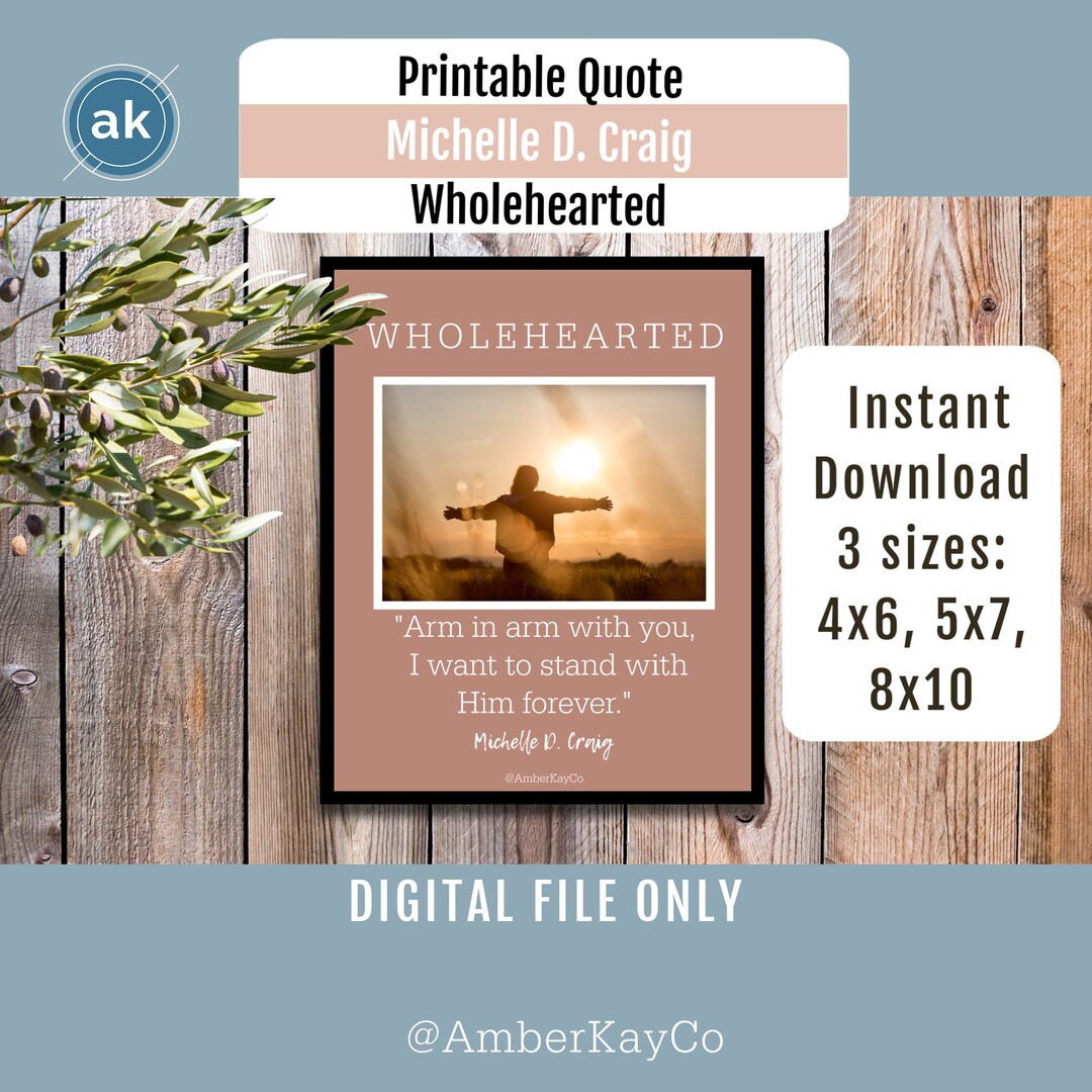 October 2022 General Conference - Michelle D. Craig, "wholehearted ...