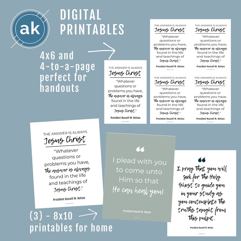 April 2023 Gen. Conference - Russell M. Nelson, "the Answer is Always ...