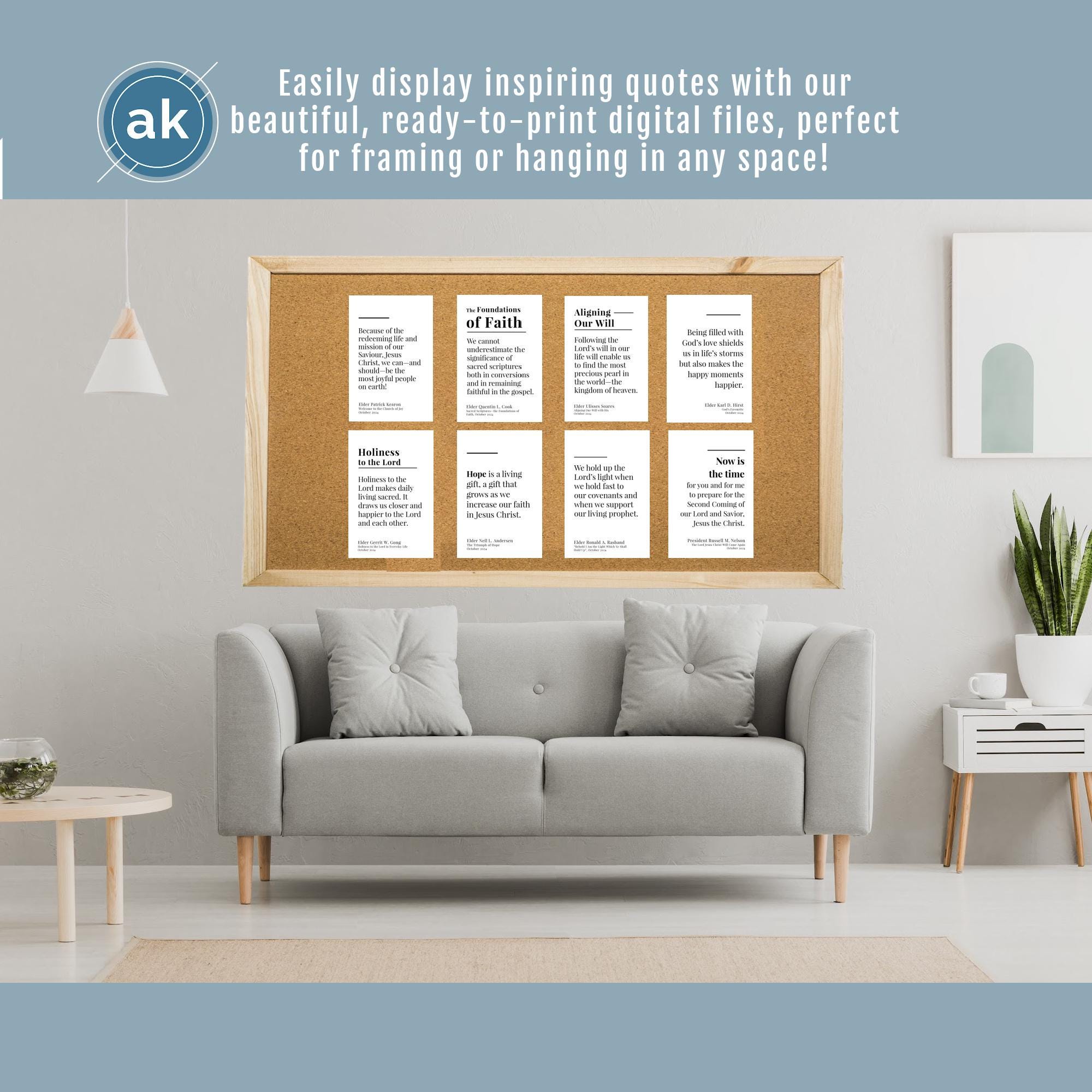 October 2024 Conference Quotes: Ministering Handout (digital Download ...